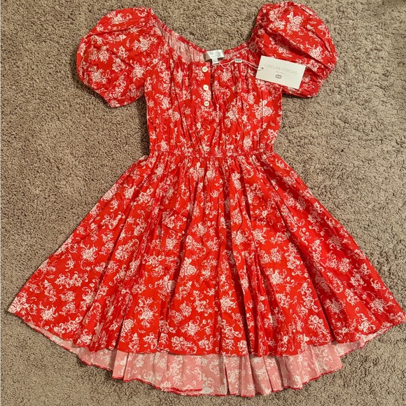 Caroline Constas | Dresses | Caroline Constas Cherry Red Bardot Dress ...